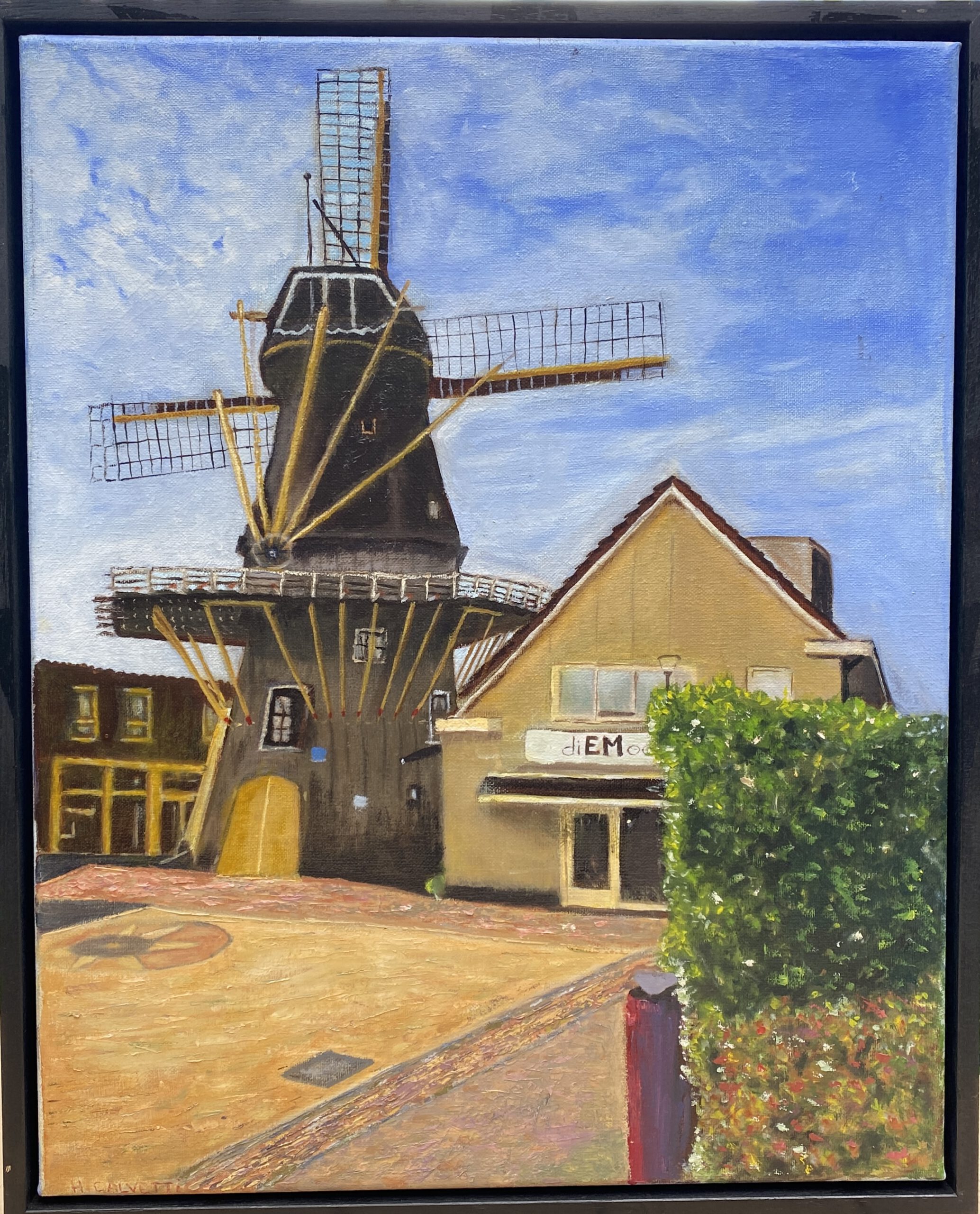 'Korenmolen Aalsmeer', Henry Calvetti - Kunstroute Aalsmeer